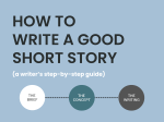 How to Write a Good Short Story (a writer’s step-by-step guide) – Gone ...